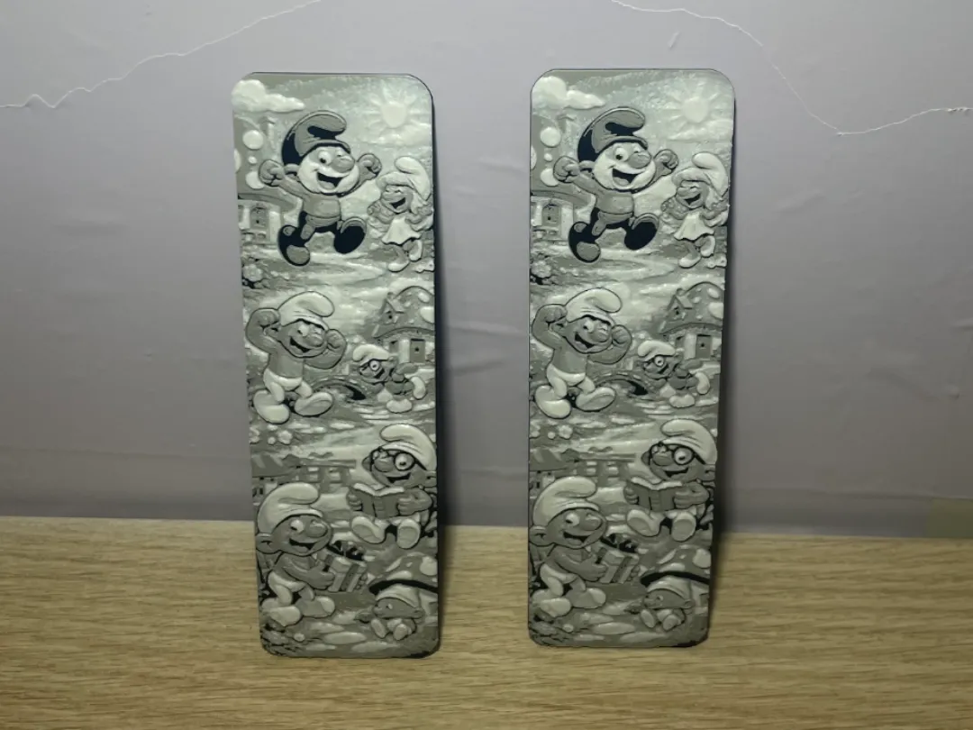 Blue Smurfs Bookmark - Free 3D Print Model - MakerWorld