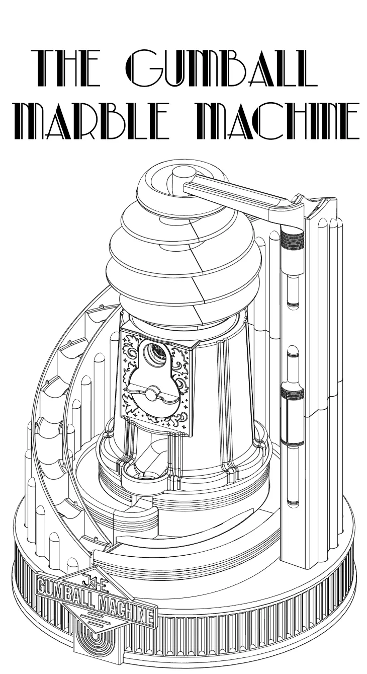 Gumball Marble Machine 1.0 by JKHE MakerWorld: Download Free 3D Models