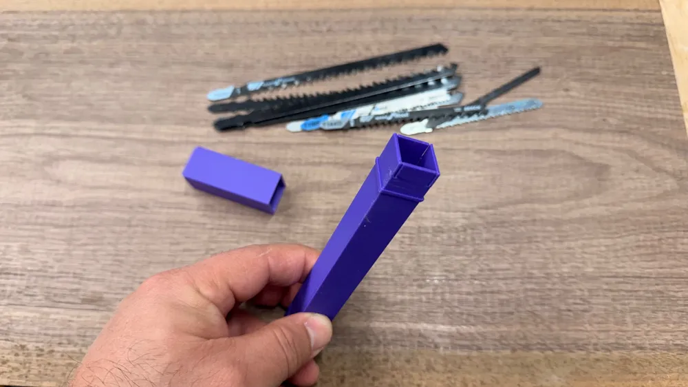 Long Jigsaw blade Storage box - Free 3D Print Model - MakerWorld