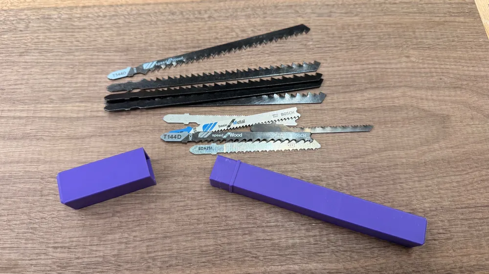 Long Jigsaw blade Storage box - Free 3D Print Model - MakerWorld