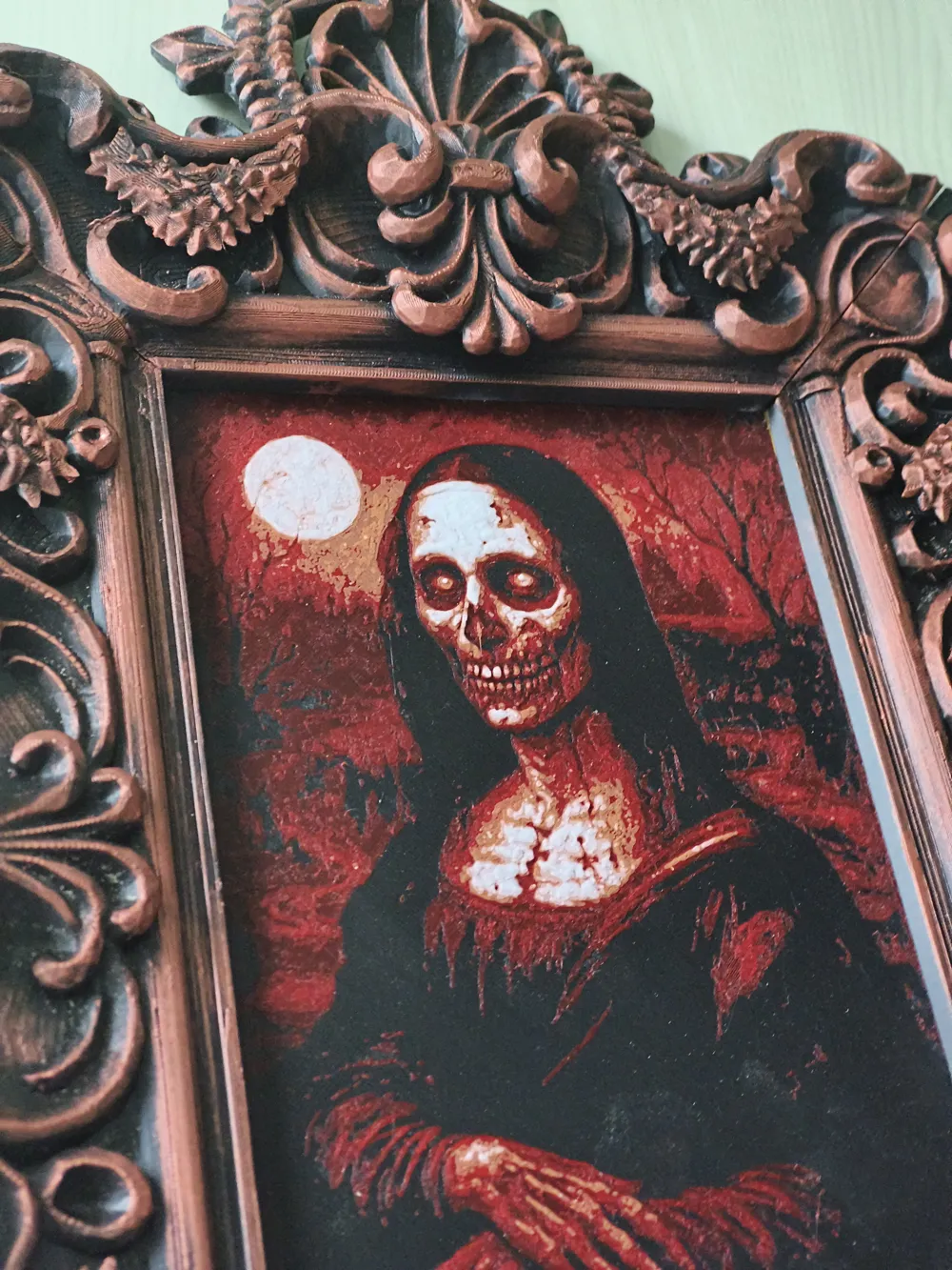 Skeleton Gallery – Halloween Baroque Frames - Free 3D Print Model ...