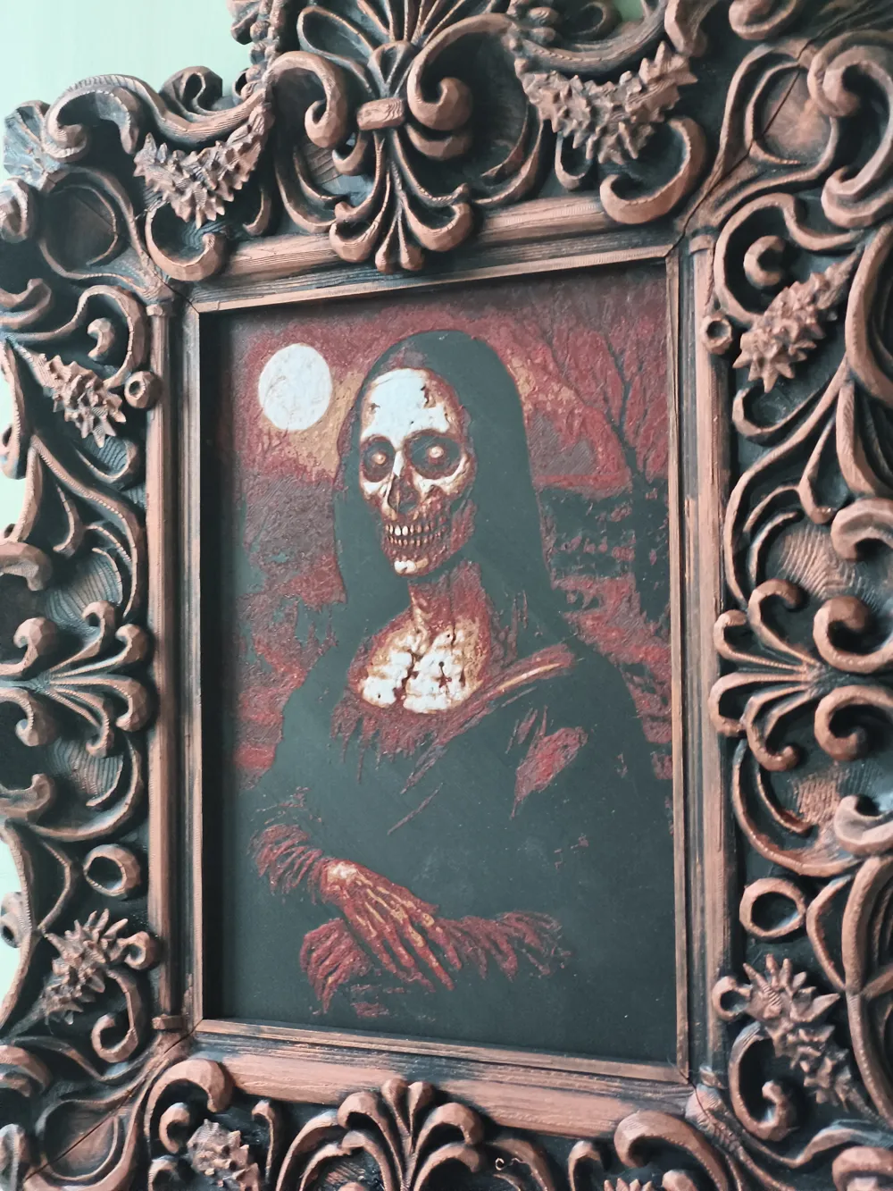 Skeleton Gallery – Halloween Baroque Frames by Quickers MakerWorld: Download Free 3D Models