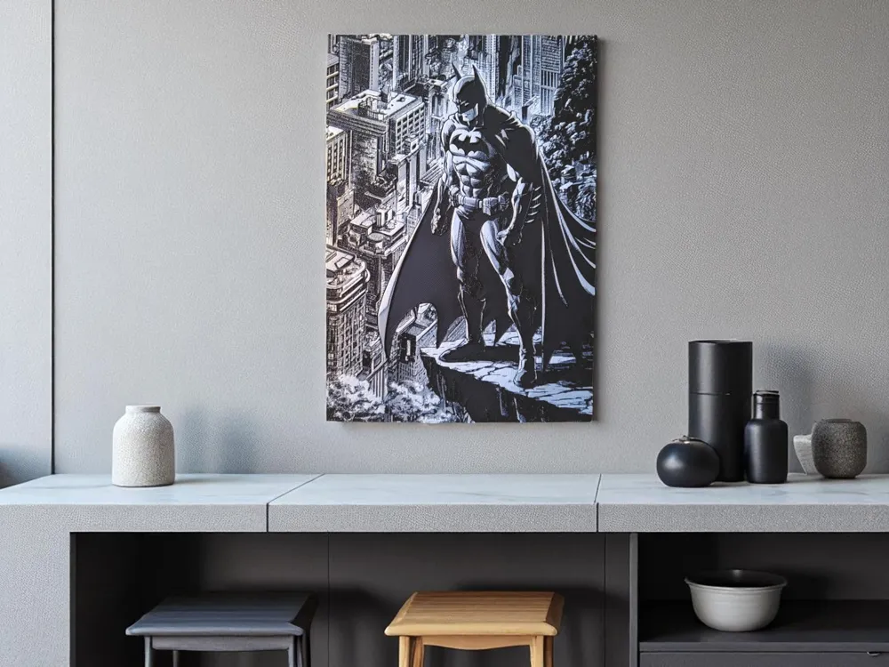 Hueforge Batman in Gotham City by Luckyfer MakerWorld: Download Free 3D ...