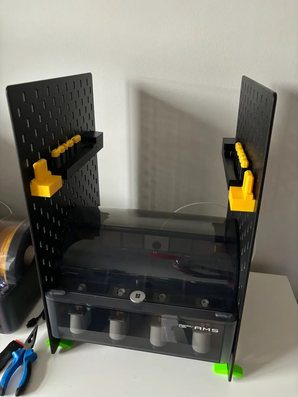 AMS Stand with Ikea Skadis Remixed by craycray - MakerWorld