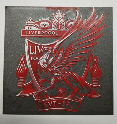 Liverpool logo hueforge by PolisLBC MakerWorld: Download Free 3D Models