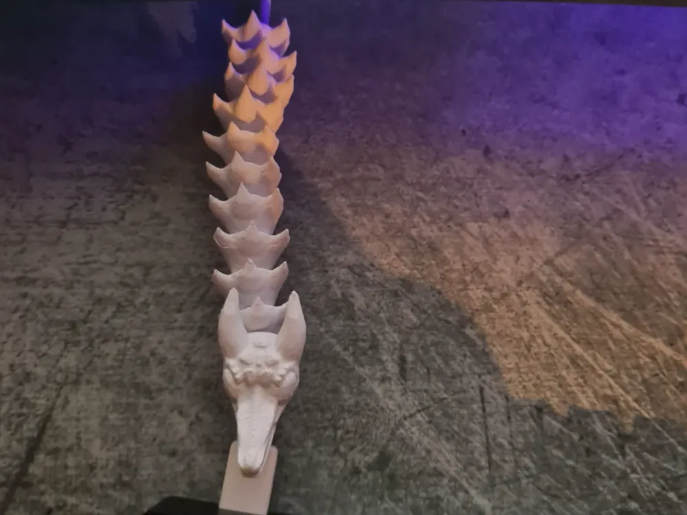 keyboard cable cover in dragon shape - Free 3D Print Model - MakerWorld