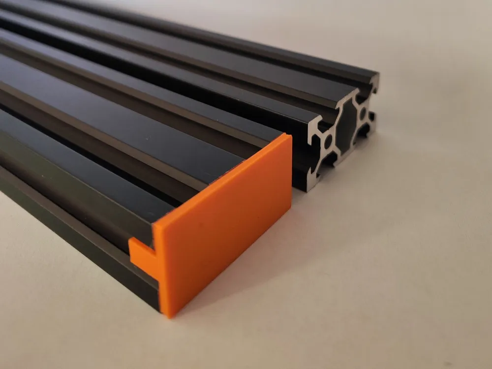 V-Slot 2040 Open-Side End Cap (3-Slot Fit) - Free 3D Print Model ...