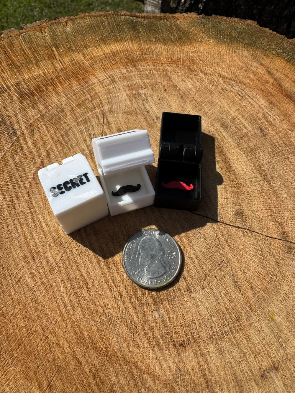 Secret Stache box with latch by jrmusanMakerWorld: Download Free 3D Models