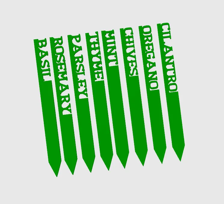 Herbal labels signs by SamActivity - MakerWorld