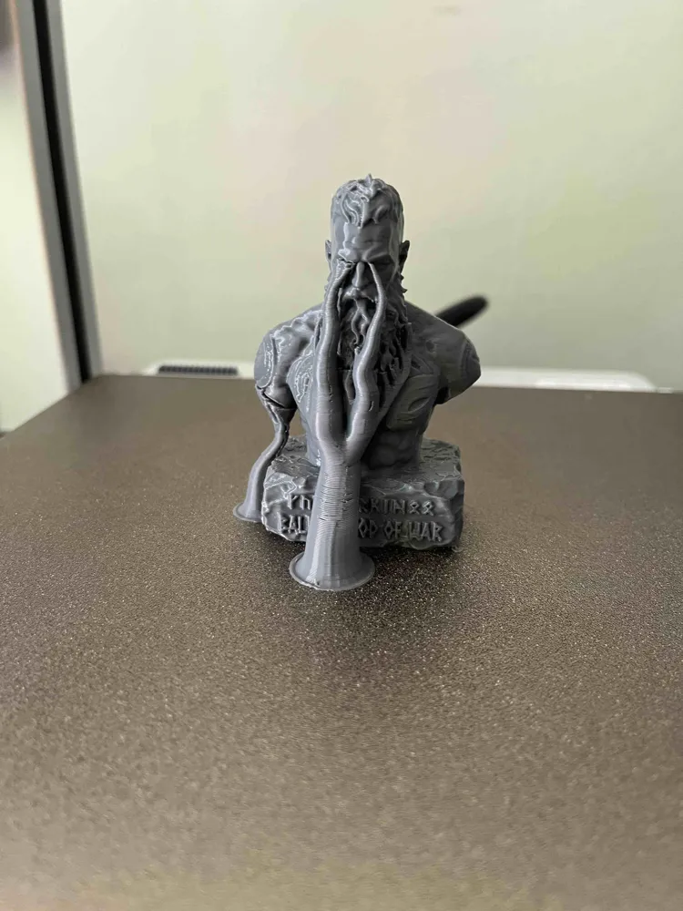 Baldur Bust - God of War (Nordic God with Runes) - Free 3D Print Model ...