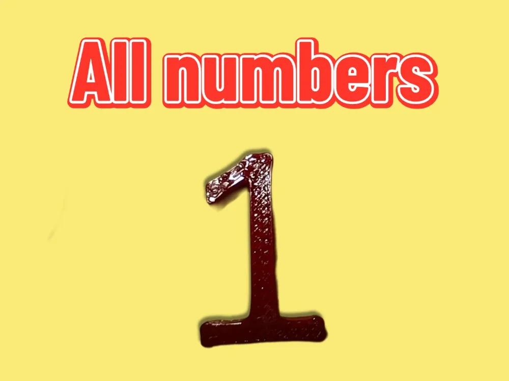 All numbers by bedogni.luca - MakerWorld