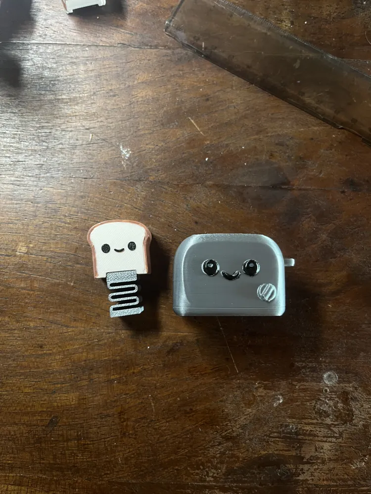 Mini toy fidget- cute toaster shaped - Free 3D Print Model - MakerWorld