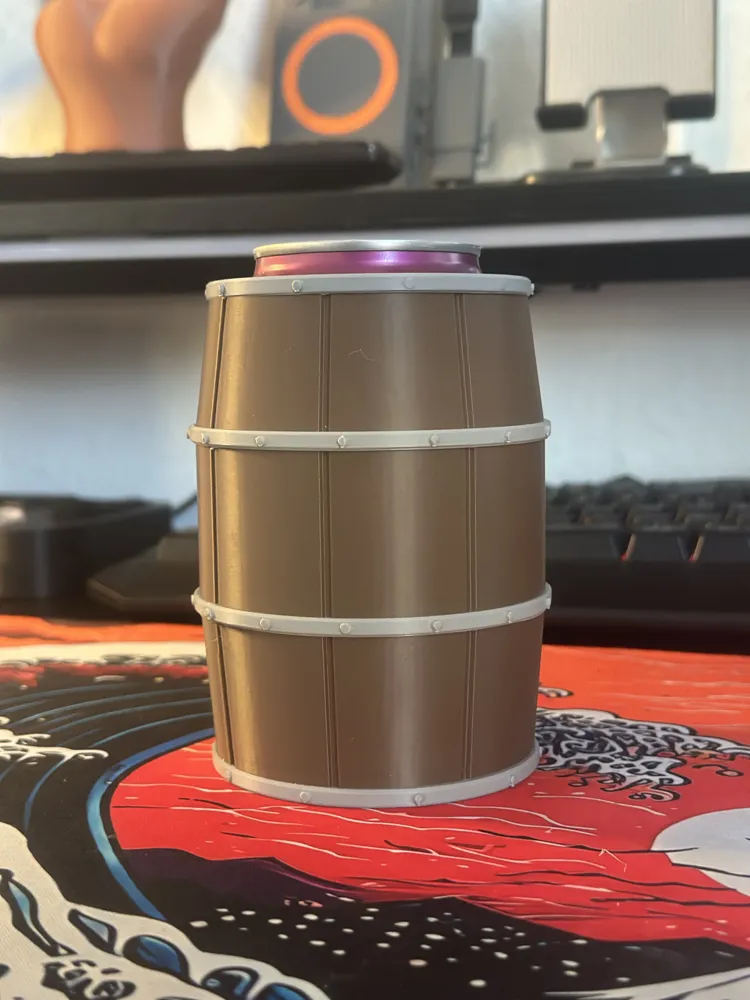 桶形罐套 - 330ml - 免费 3D 打印模型 - MakerWorld