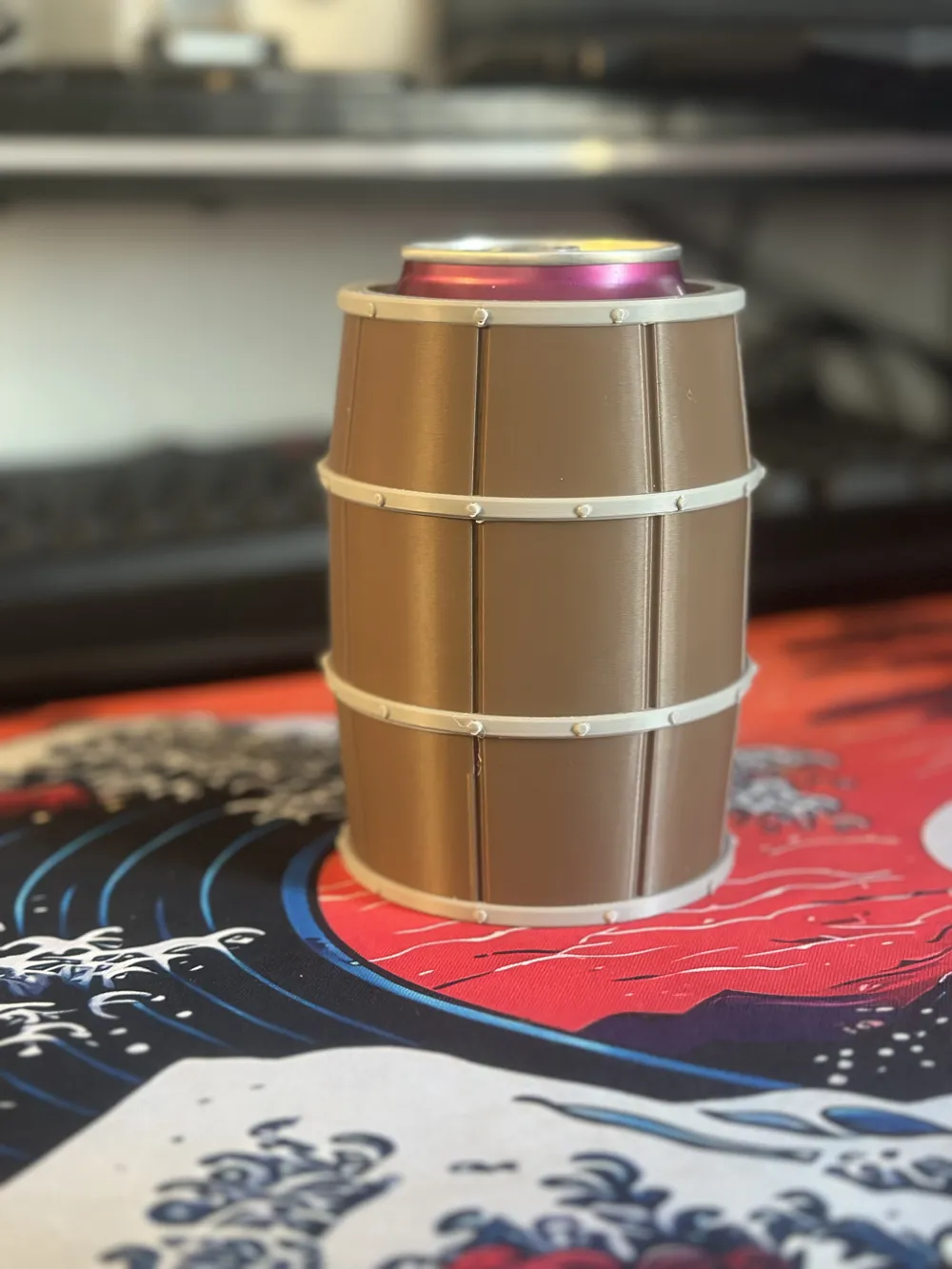 桶形罐套 - 330ml - 免费 3D 打印模型 - MakerWorld