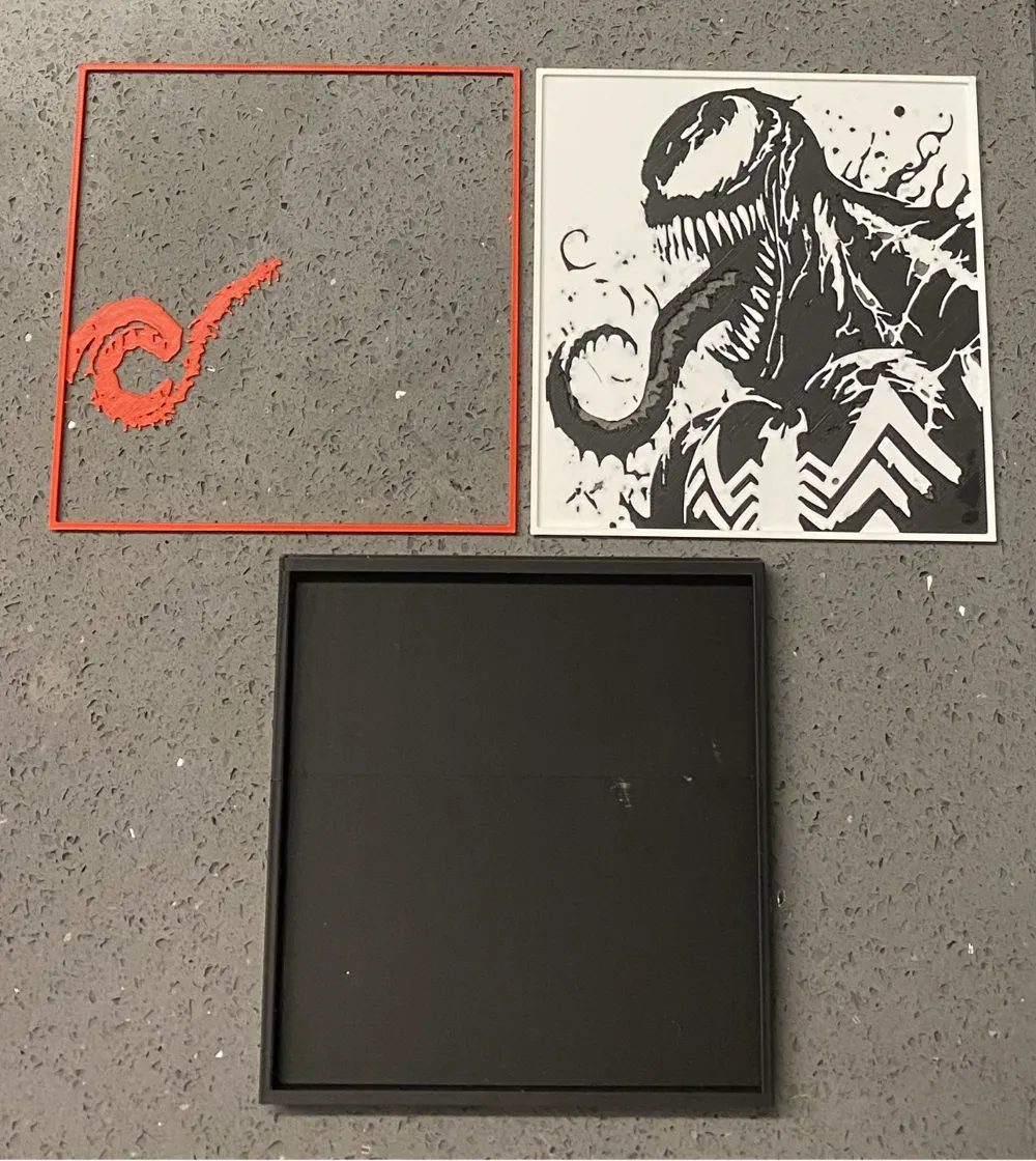 venom shadowbox by ko33aMakerWorld: Download Free 3D Models