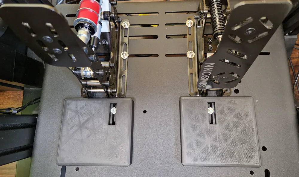 Footrest for sim rig pedals by Treb3D - MakerWorld