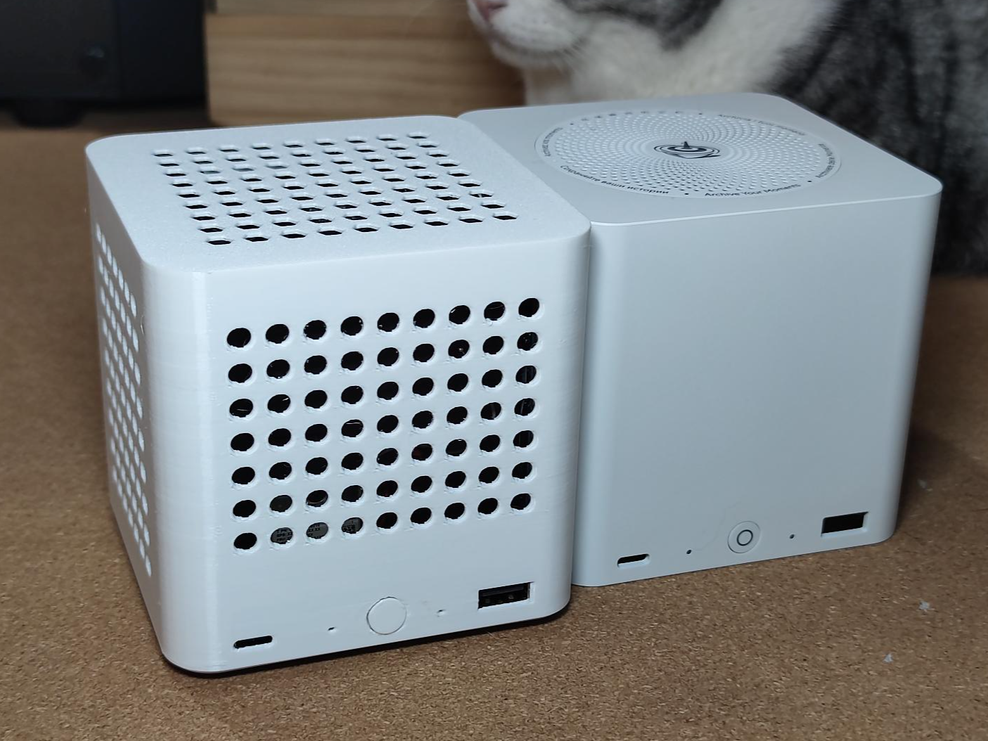 fnOS x Beelink ME mini mini PC cooling caseing by 张过年 MakerWorld ...