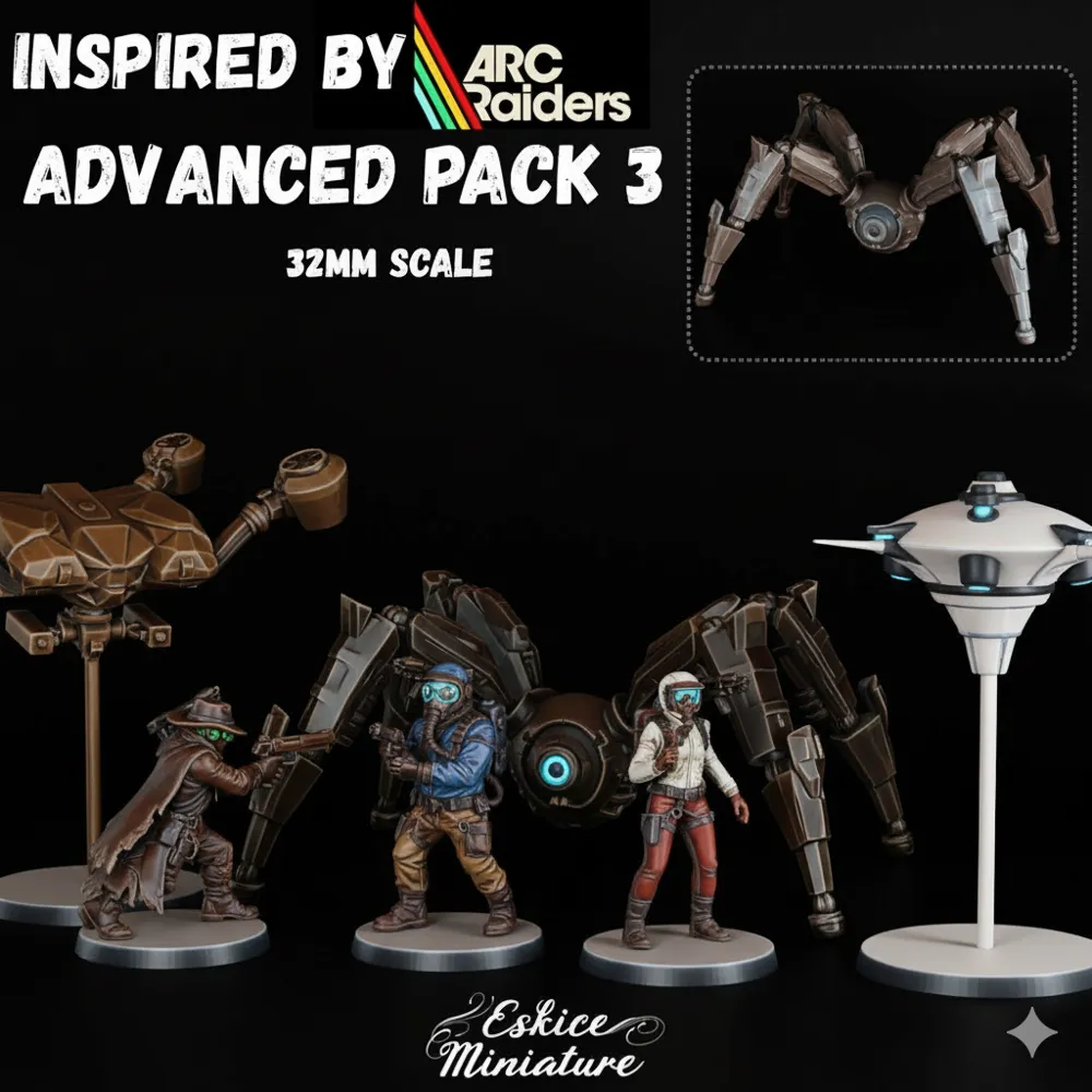 ERWEITERTES PACK 3 – Inspiriert von ARC Raiders von Eskice Miniature ...