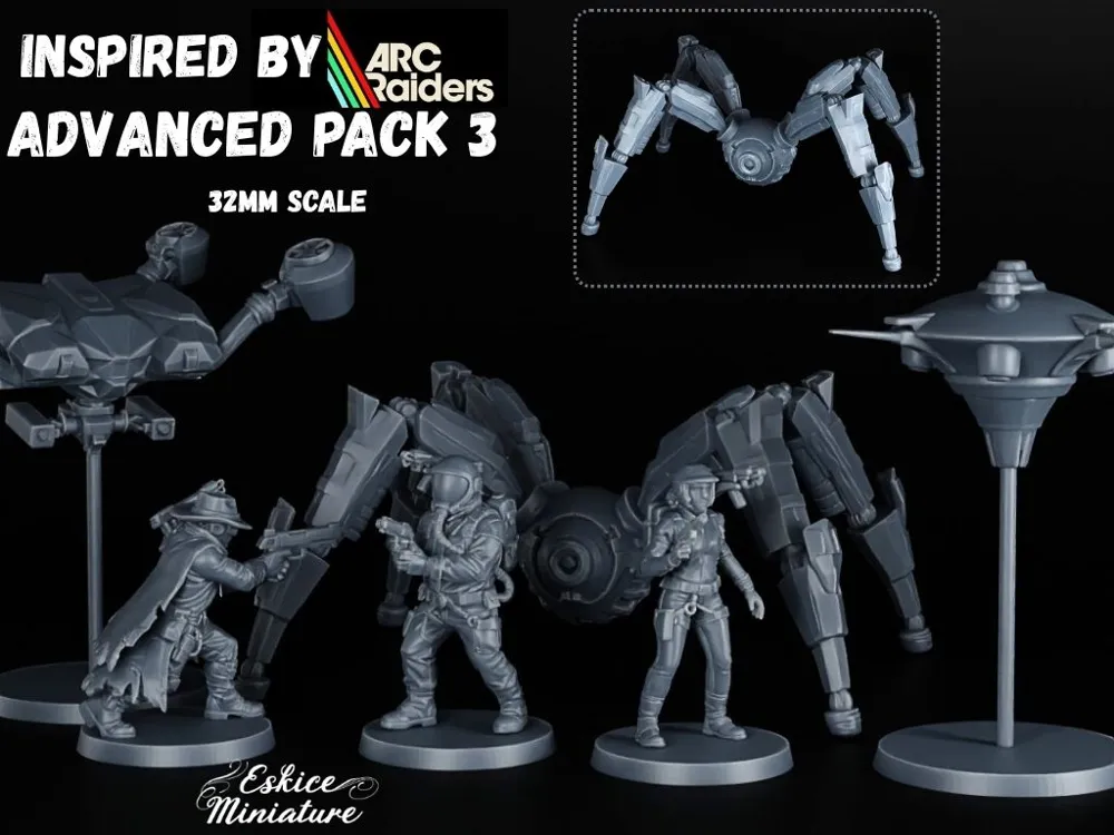 ERWEITERTES PACK 3 – Inspiriert von ARC Raiders von Eskice Miniature ...