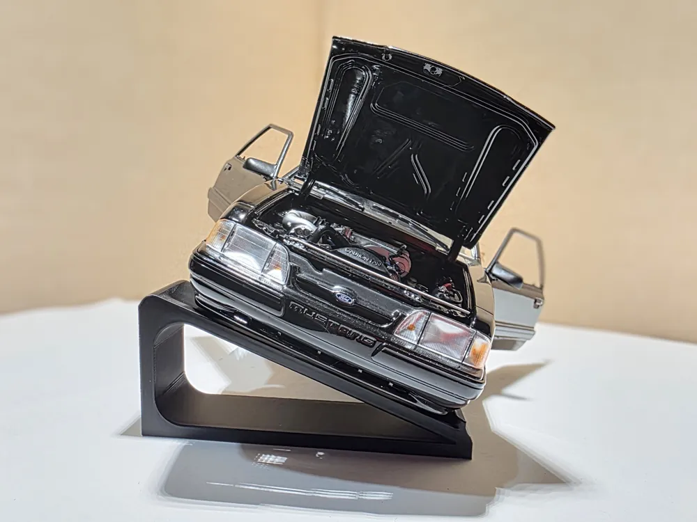 1:18 Diecast Model Car Stand - Sideways Style - Free 3D Print Model ...