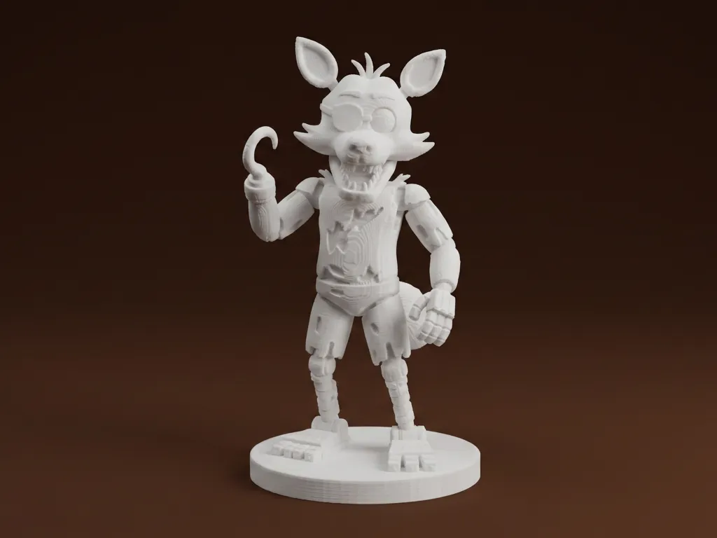 Foxy from Five Nights at Freddy’s Figure - Free 3D Print Model - MakerWorld