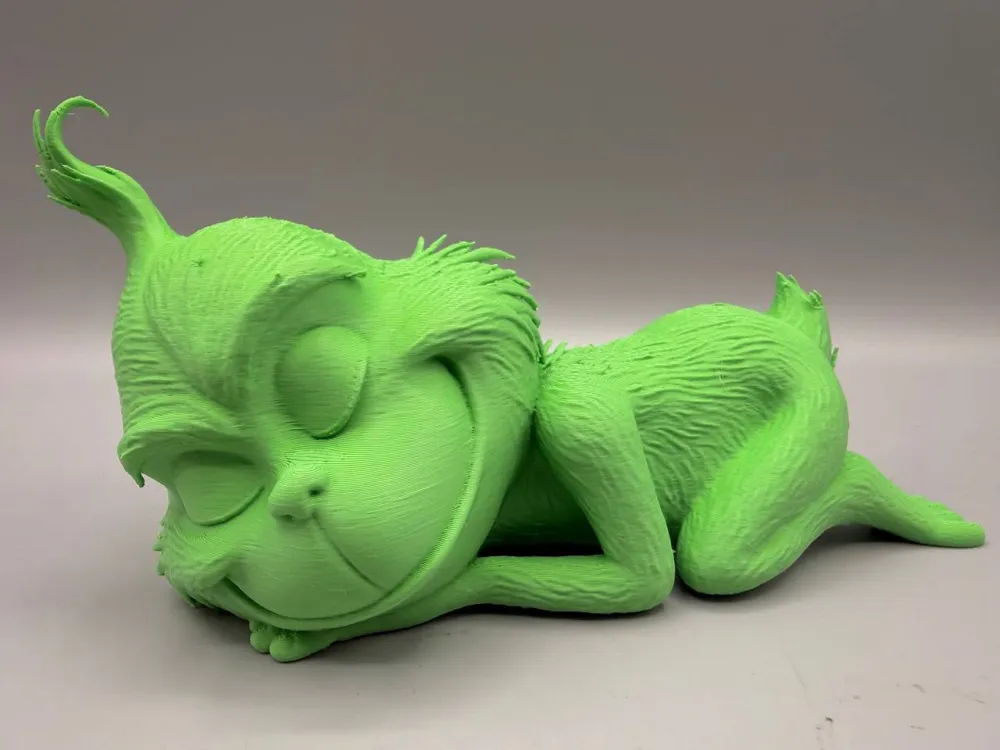 Sleeping Grinch - Free 3D Print Model - MakerWorld