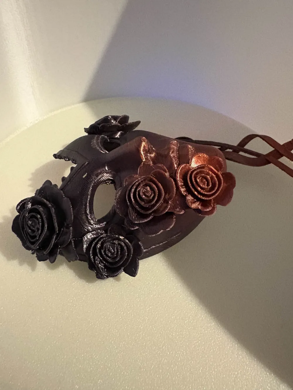 Rose mask - Free 3D Print Model - MakerWorld