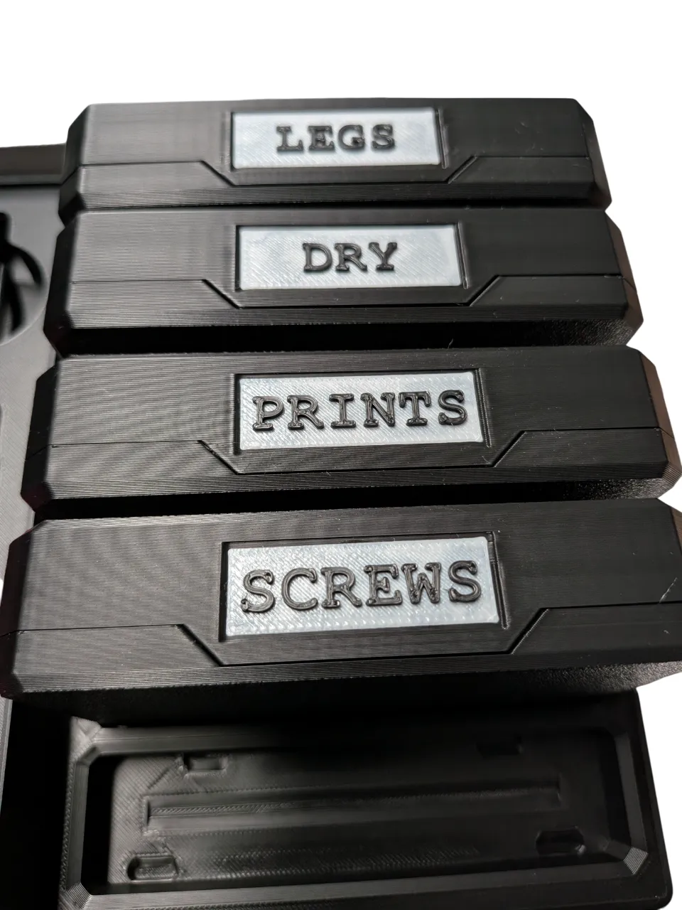 Clamshell Parts Box Label - Free 3D Print Model - MakerWorld