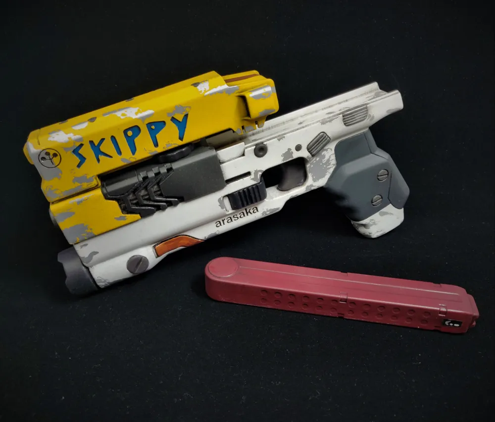 Skippy Pistol Cyberpunk 2077 - Free 3D Print Model - MakerWorld