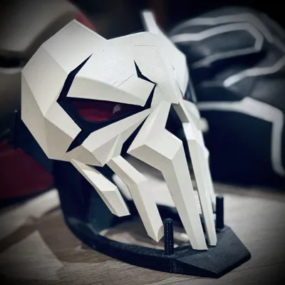 Punisher 2099 Marvel Rivals Inspired Mask by Demamba Prints MakerWorld: Download Free 3D Models