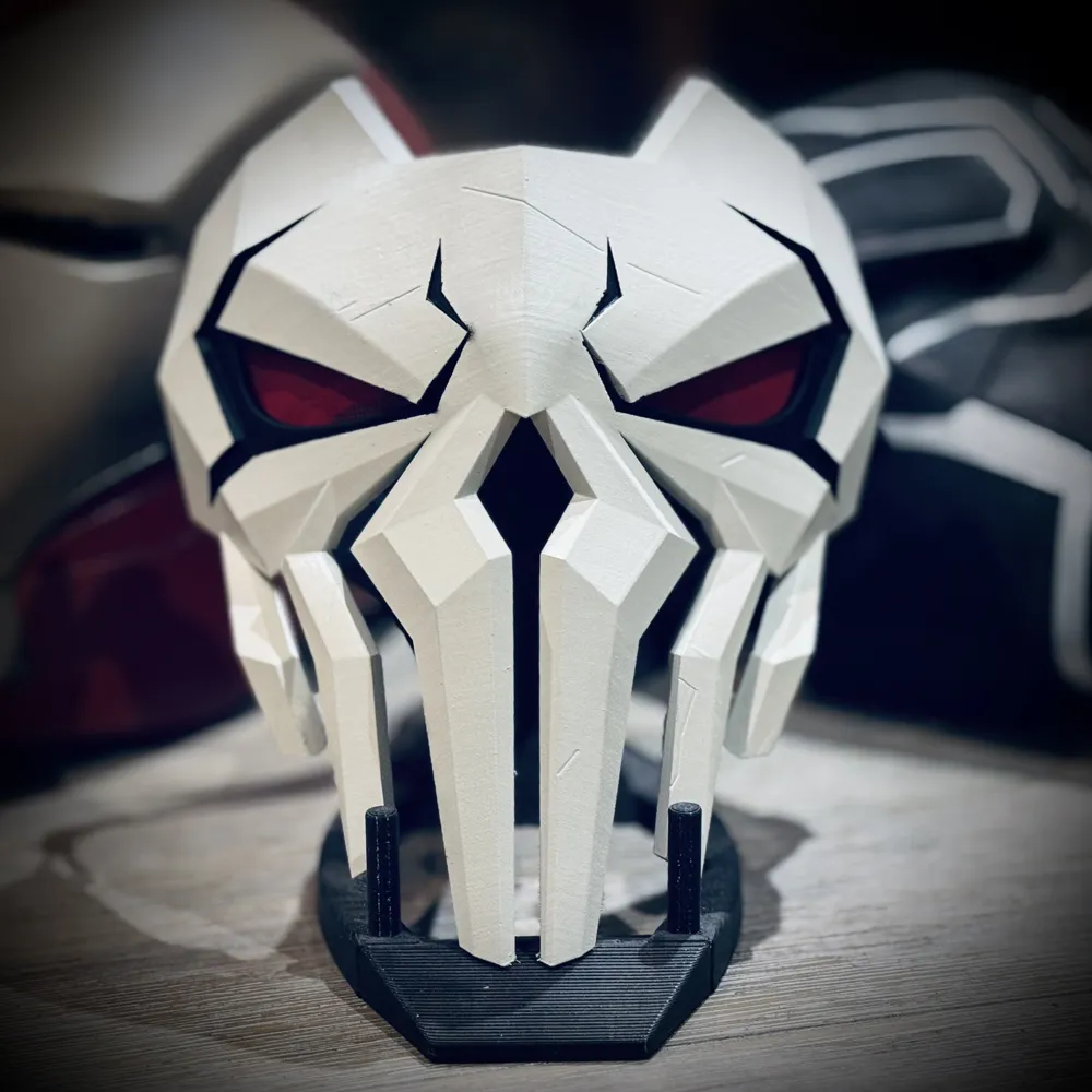 Punisher 2099 Marvel Rivals Inspired Mask by Demamba Prints MakerWorld: Download Free 3D Models