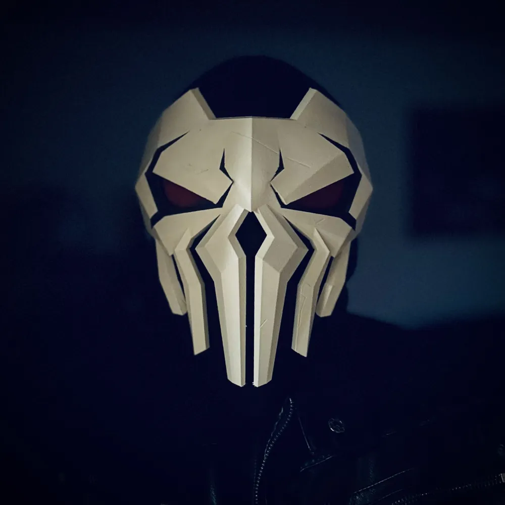 Punisher 2099 Marvel Rivals Inspired Mask by Demamba Prints - MakerWorld