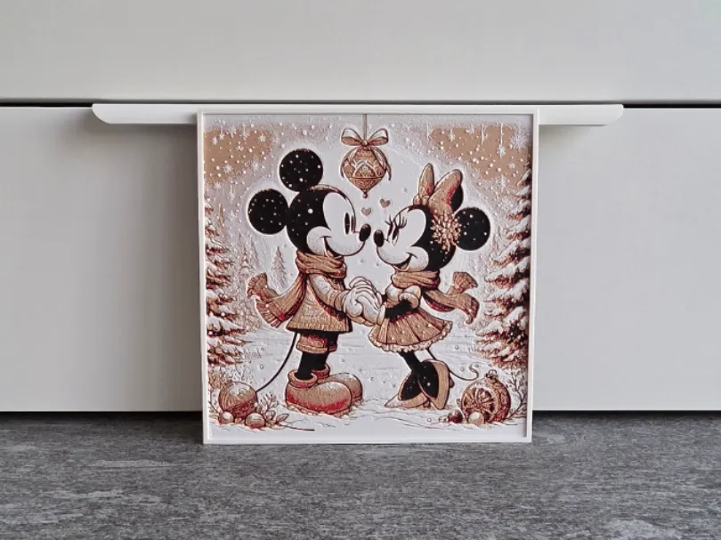 Disney Mickey & Minnie Mouse Christmas Hueforge by RIVY3Dprint ...