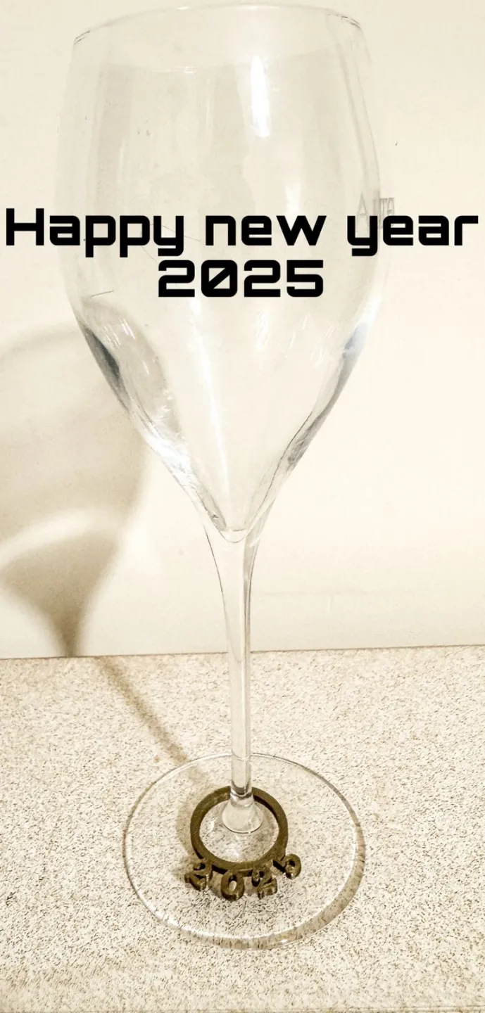 2025 happy new year glass marker by Dmalab - MakerWorld