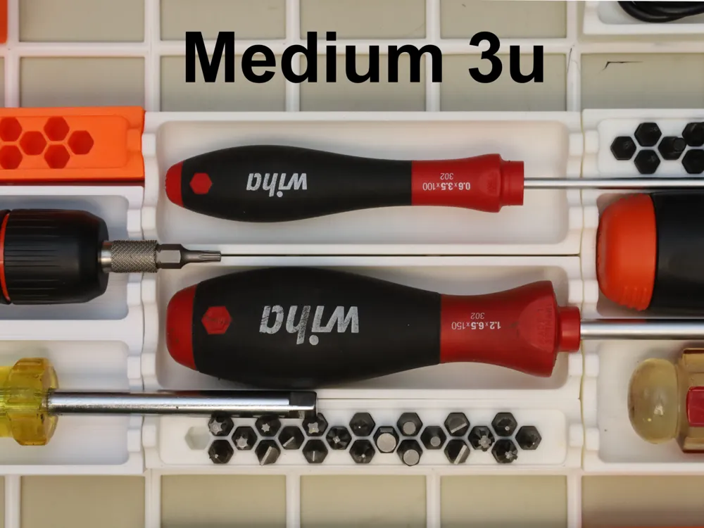 Modular Screwdriver Gridfinity Organizer - Free 3D Print Model - MakerWorld