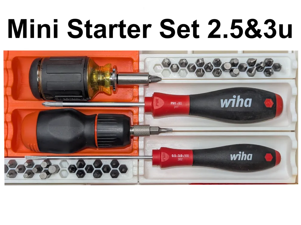 Modular Screwdriver Gridfinity Organizer - Free 3D Print Model - MakerWorld