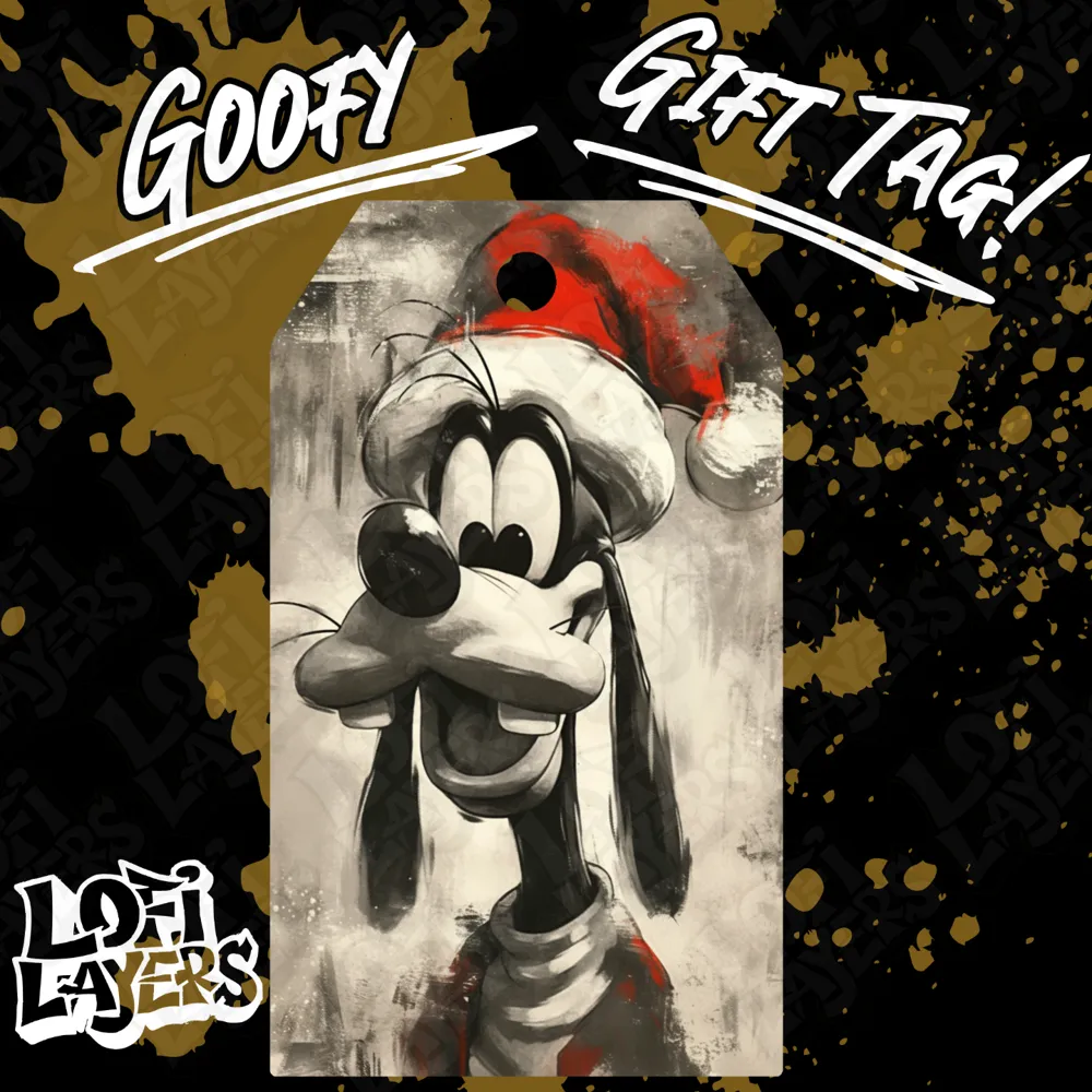 Goofy Gift Tag Hueforge by LoFi Layers MakerWorld: Download Free 3D Models