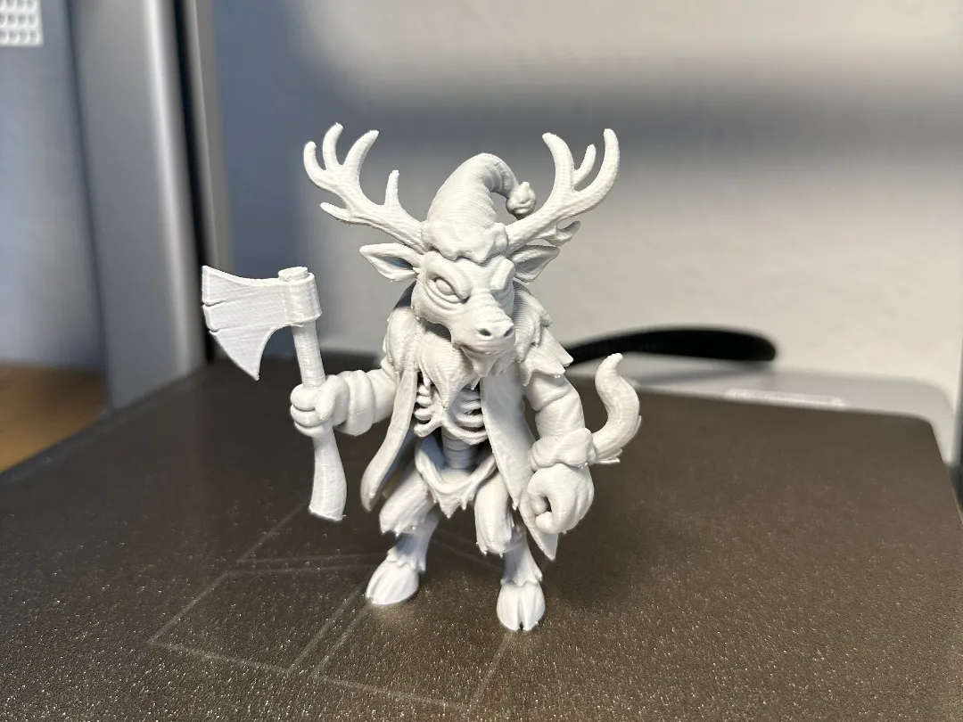 Undead Reindeer Warrior – Christmas Horror Figure - Free 3D Print Model ...