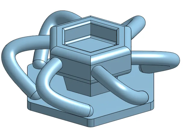 NASA Fabric Hexagonal by Sairae - MakerWorld