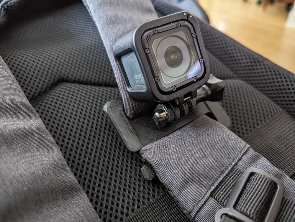 GoPro & Action Camera Backpack Mount Remixed by jonnybsides - MakerWorld