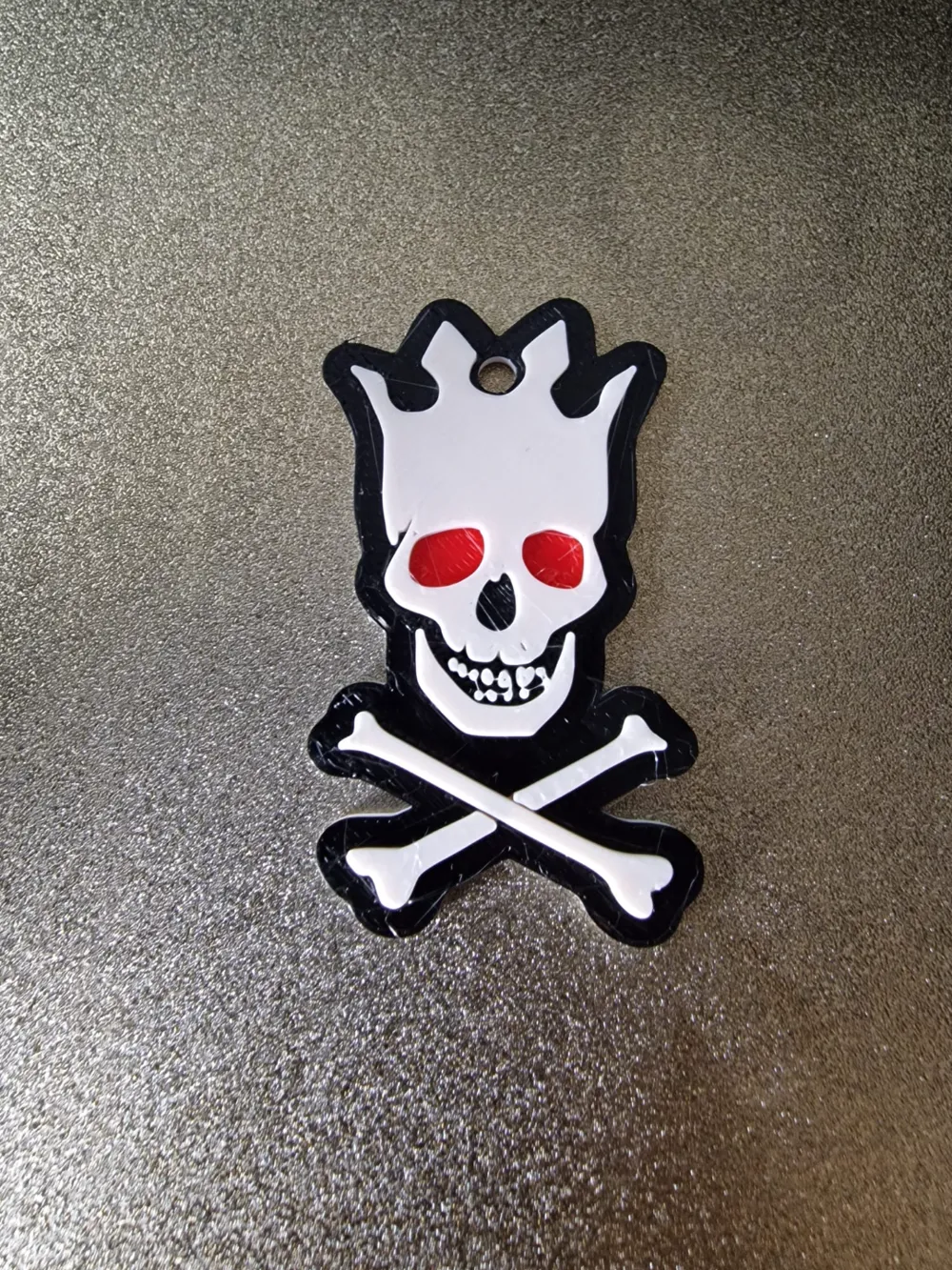 Skull King Keychain by NickR1983 - MakerWorld