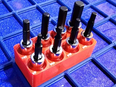 Icon Hex Bit Socket Set SAE S2HS-8 - Free 3D Print Model - MakerWorld