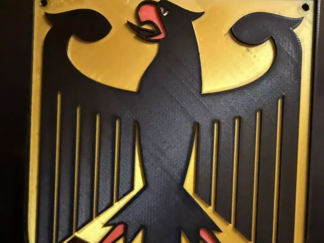 Wall sign Federal Eagle - Free 3D Print Model - MakerWorld