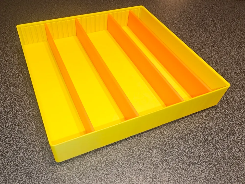 Gridfinity bins with movable dividers 5x5 by Olov MakerWorld: Download ...