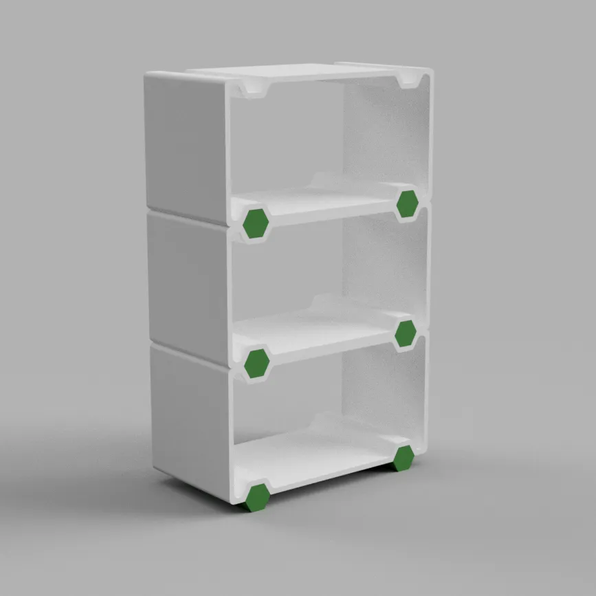 Modular 3D Printable Shelf – Scalable Design by emmemodeling MakerWorld ...