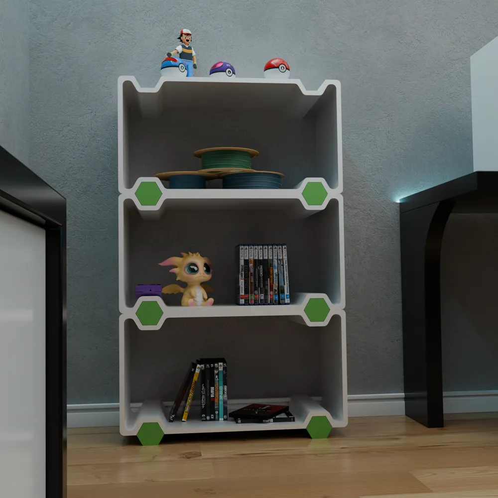 Modular 3D Printable Shelf – Scalable Design by emmemodeling MakerWorld ...
