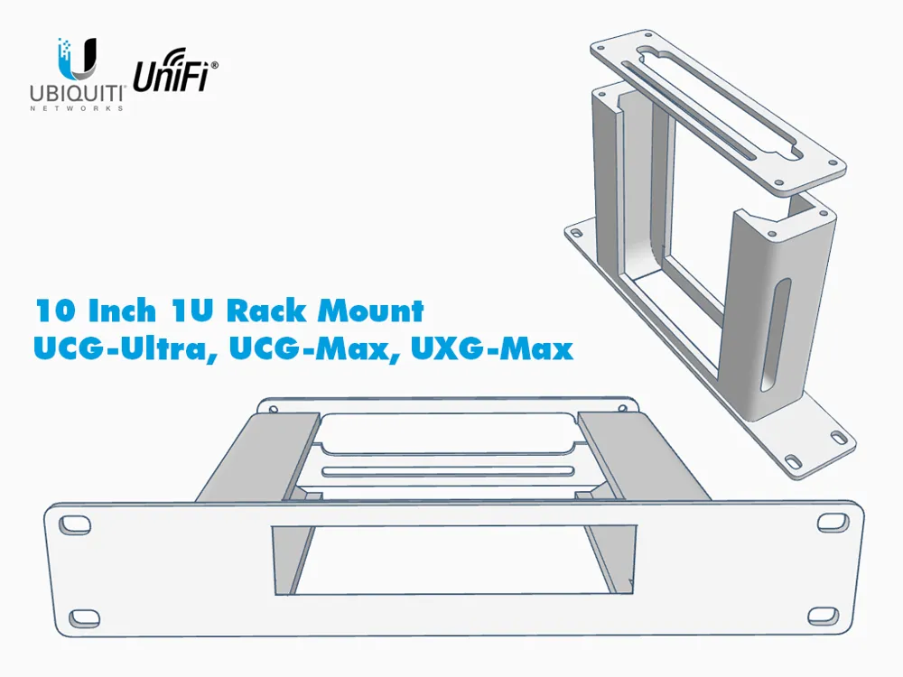 UCG-Ultra, UCG-Max, UXG-Max 10 Inch 1U Rack Mount by n3rding MakerWorld ...
