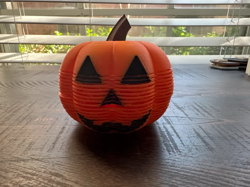 Pumpkin Slinky - Halloween Toy by alstonr96 - MakerWorld