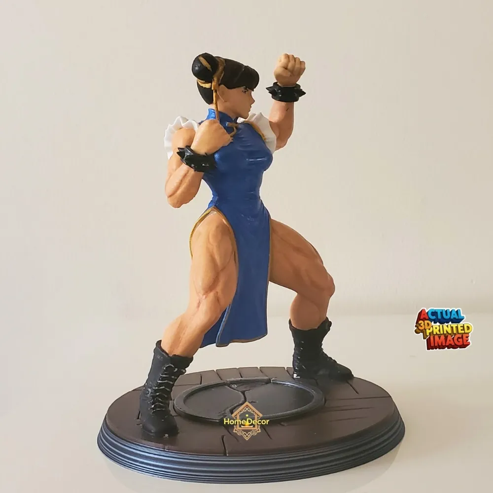 Chun-Li (春丽) - Free 3D Print Model - MakerWorld