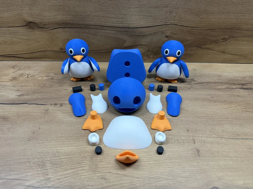 Pingouin Mario multipart by mika MakerWorld: Download Free 3D Models